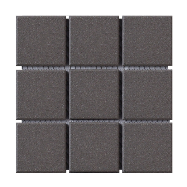 Project 97 X 97Mm Mid Grey Full Bodied Unglazed Po | Cape Tiles